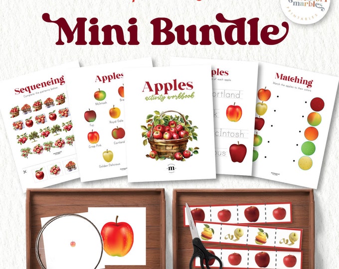 Apple Theme Activities Pack Montessori Inspired - Etsy Canada