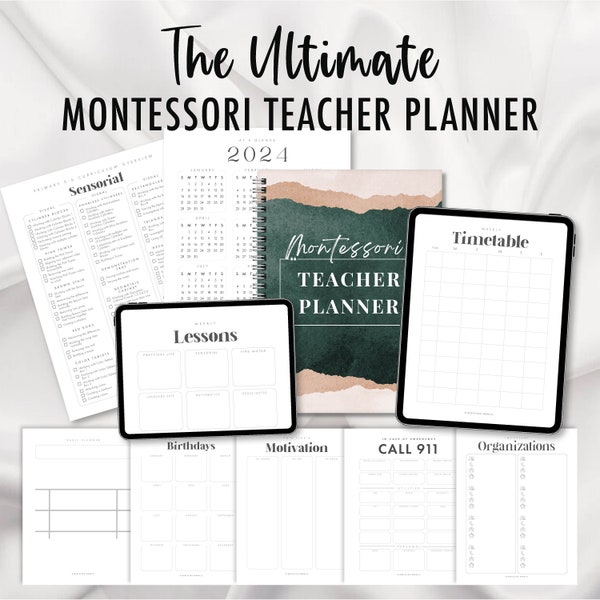 Teacher Planner - Etsy