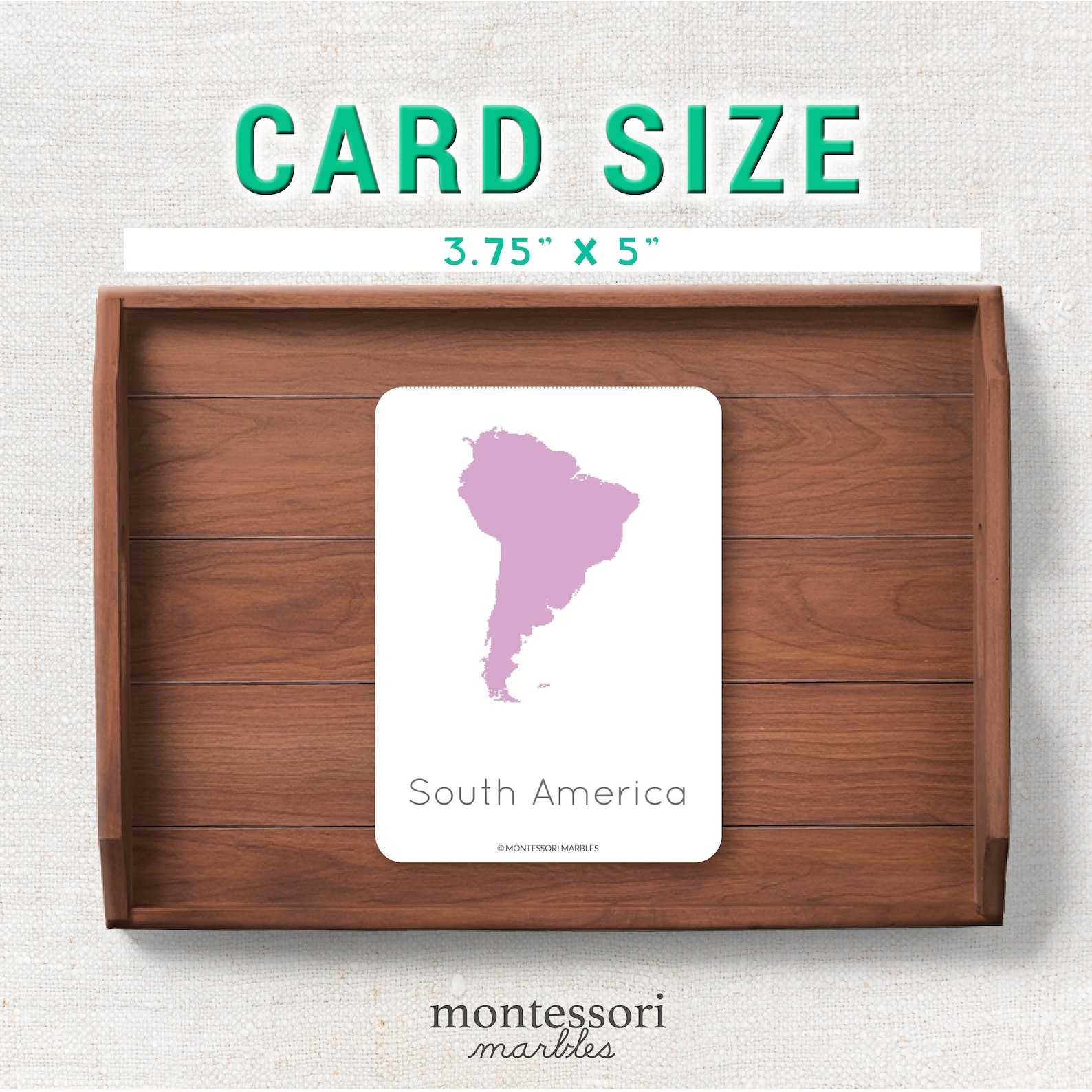 SEVEN CONTINENTS Flash Cards Montessori Resources, Social Studies, Asia ...