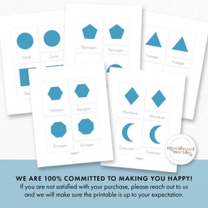 GEOMETRIC SHAPES Nomenclature Cards | Montessori Inspired Resources ...