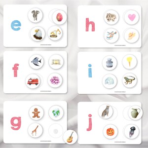 BEGINNING SOUNDS Sorting Cards Montessori Activity Cards - Etsy