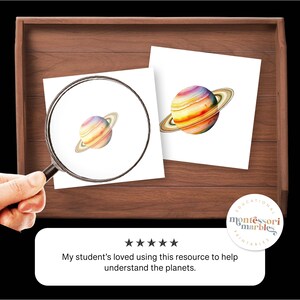 SOLAR SYSTEM PLANETS Magni-match | Magnifying Matching Game ...