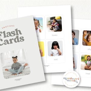 Emotions Flash Cards | Montessori Practical Life | Social Emotional ...