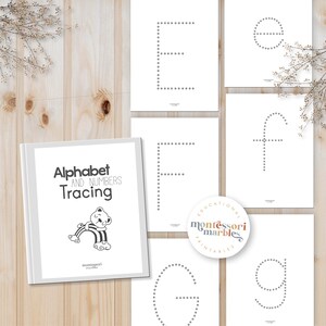 ALPHABET AND NUMBERS 63 Pages Tracing Workbook Handwriting Practice ...