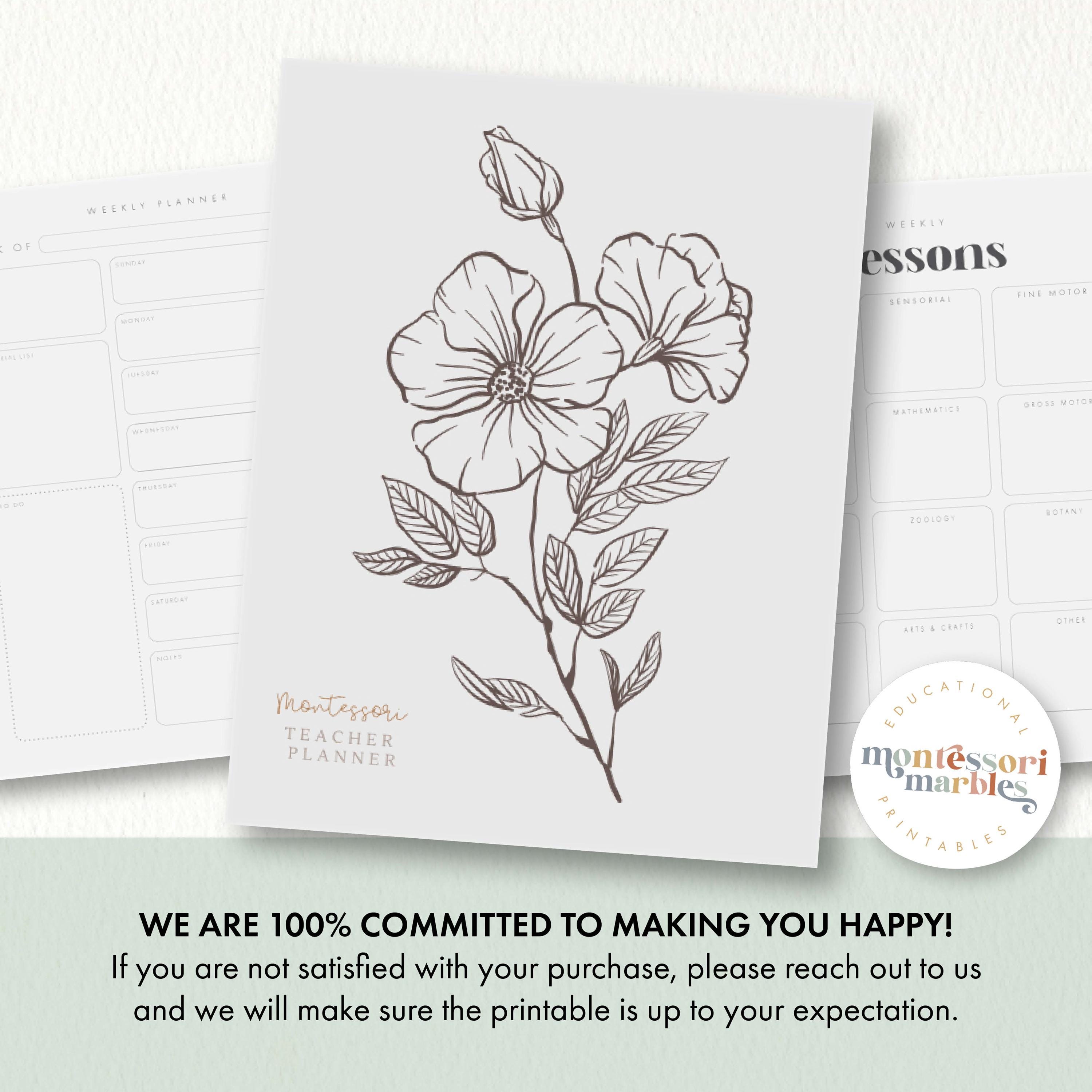Teacher Planner 2025-2026 | Montessori Planning | Primary Classroom ...