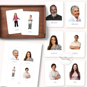 LA FAMILIA Tarjetas Didácticas | Family Flash Cards | Spanish Resources ...