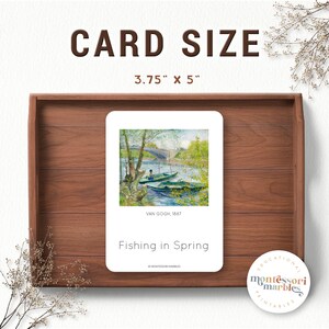 VINCENT VAN GOGH Flash Cards | Famous Artists | Famous Paintings | Art ...