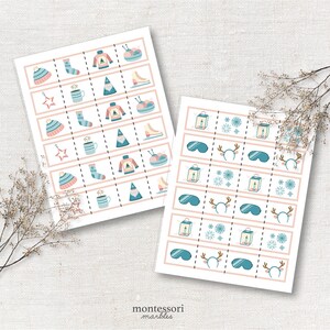 WINTER Cutting Strips Scissors Skills Cutting Skills Fine | Etsy