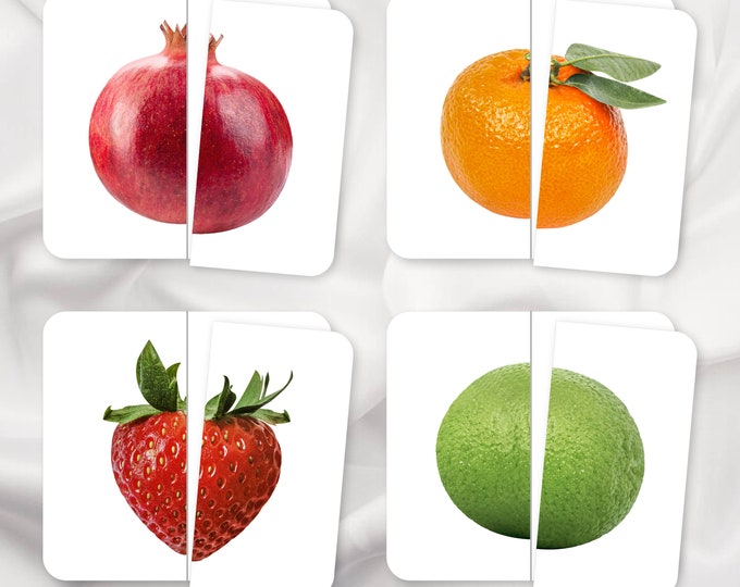 Montessori Farm Animal Match Miniature Animals With Matching Cards 2 ...