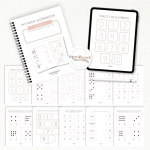 Math Counting 1-10 Workbook | Montessori Mathematics | Number ...
