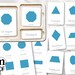 GEOMETRIC SHAPES Nomenclature Cards Montessori Inspired - Etsy