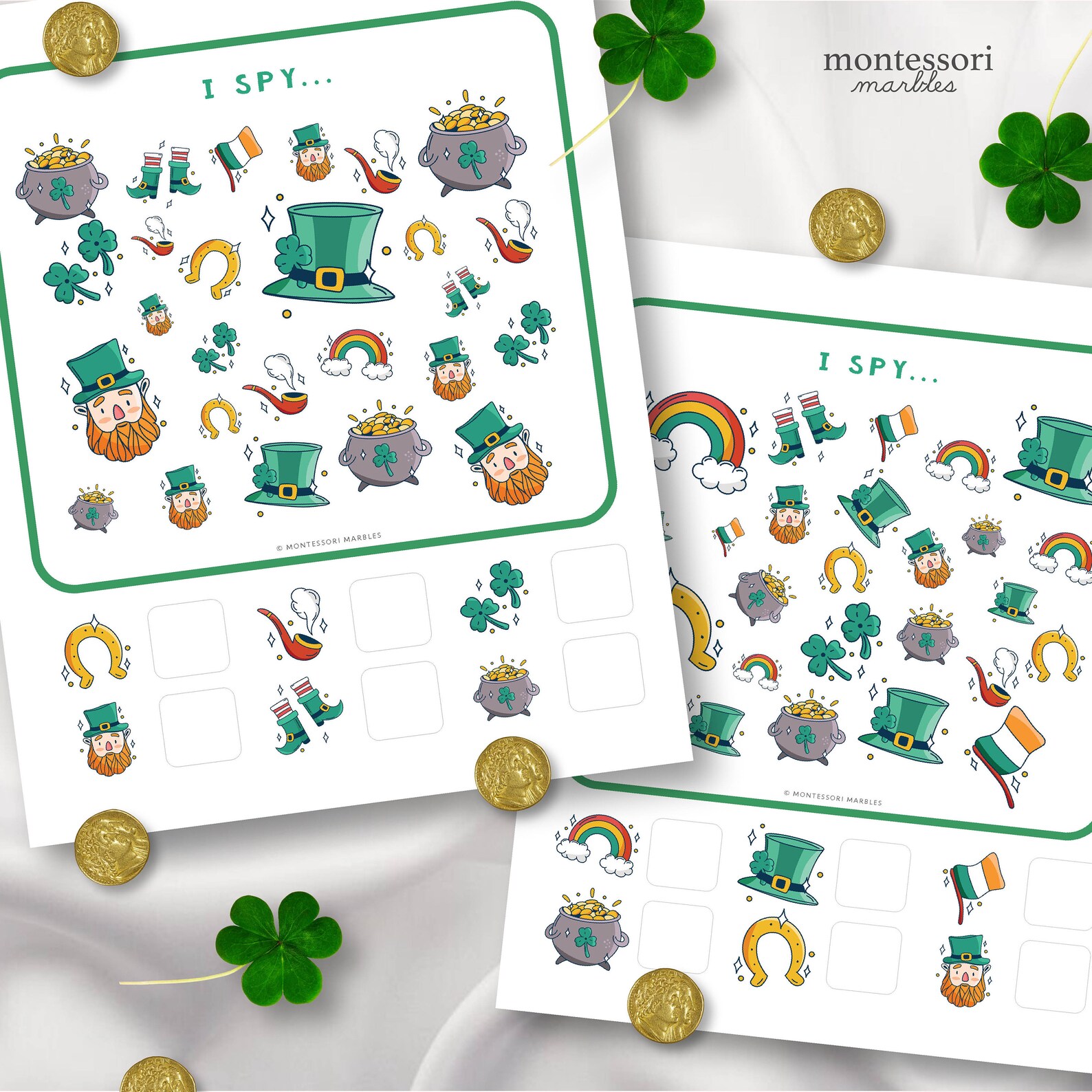 ST. PATRICK'S DAY I Spy Activity Fun Printable for - Etsy