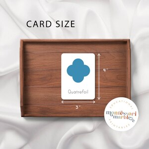 GEOMETRIC SHAPES Nomenclature Cards Montessori Inspired Resources ...