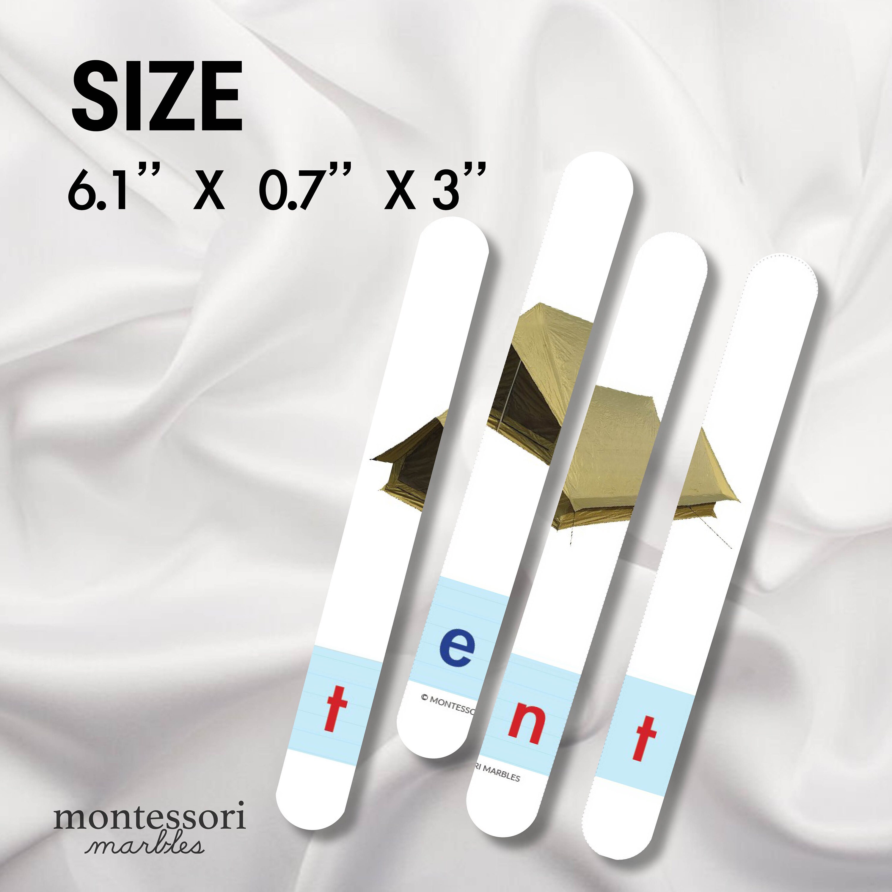 MONTESSORI BLUE SERIES Craft Stick Puzzles Montessori Language ...