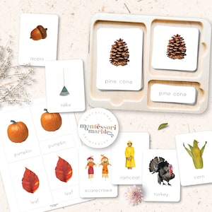 FALL BUNDLE Montessori Inspired Activities for Kindergarten | Visual ...
