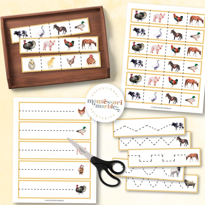 Farm Animals Activity Workbook | Toddler Learning Chicken Life Cycle ...