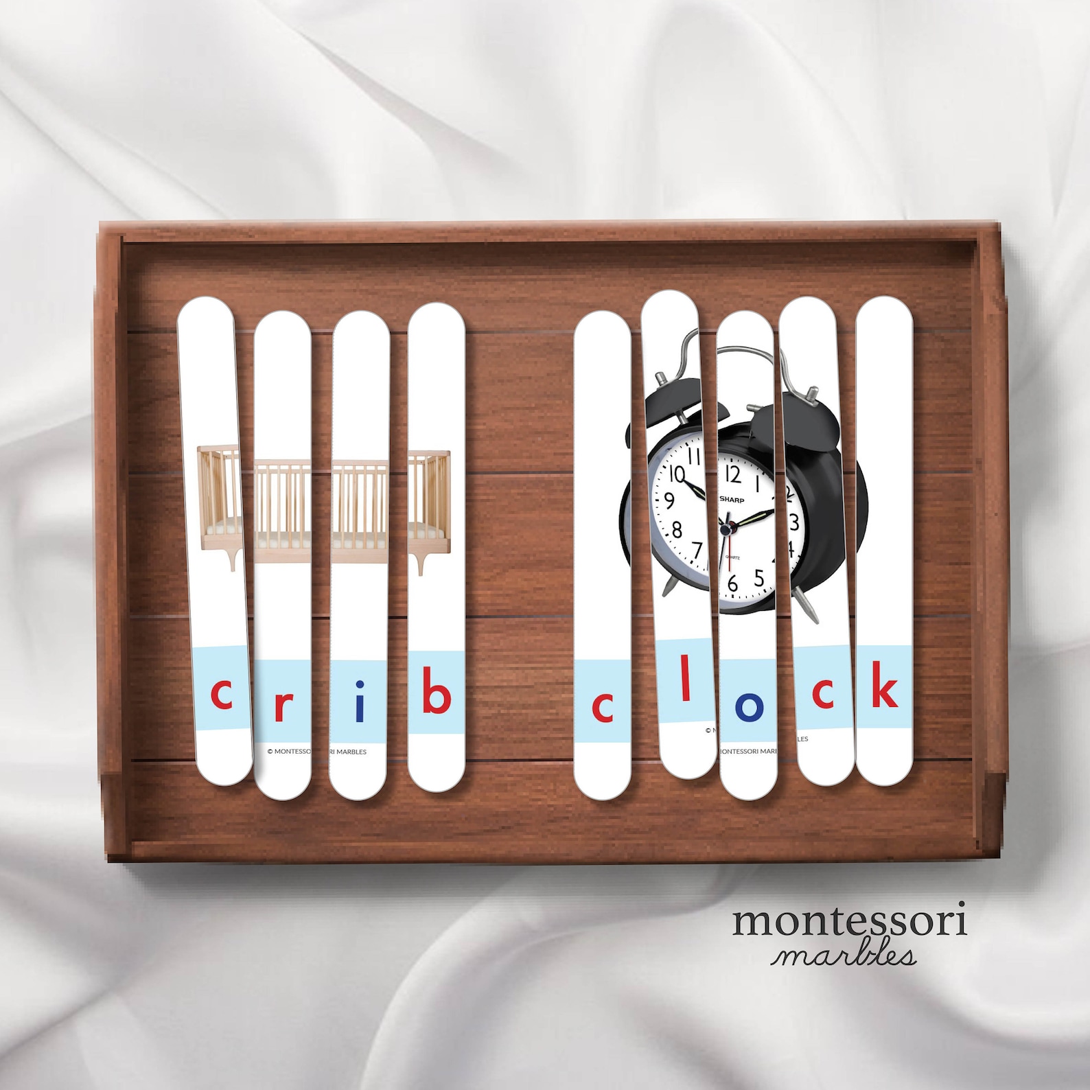 MONTESSORI BLUE SERIES Craft Stick Puzzles Montessori - Etsy