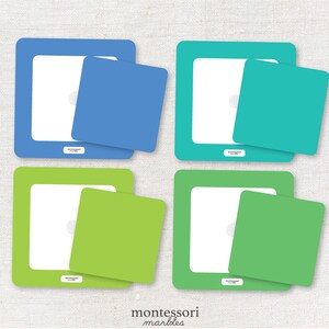 COLORS MATCHING Puzzle Activity Montessori Inspired Visual - Etsy