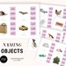BUNDLE PACK Montessori Pink Series Name the Objects Short - Etsy