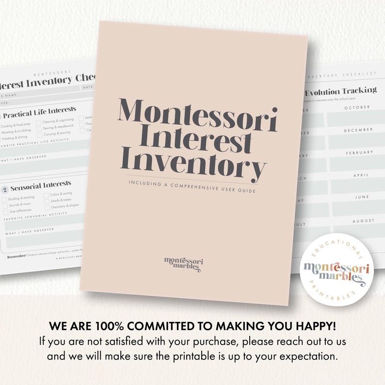 Interest Inventory Observation Tool | Montessori Planning | Teacher ...