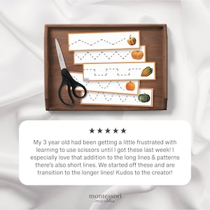 FALL AUTUMN THEME Cutting Strips for Scissor Skills - Etsy