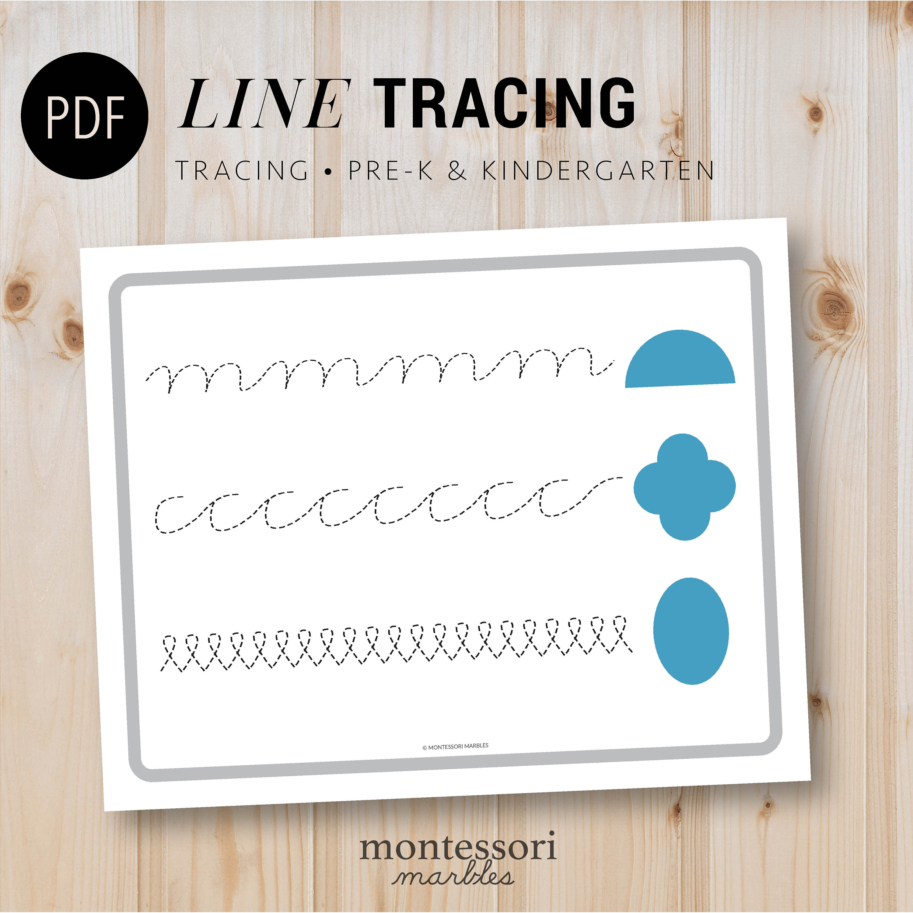 CURSIVE Geometric Shapes ,tracing and Vocabulary, Preschool ...