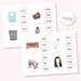 Montessori Pink Series Name the Objects SHORT I Flash Card Printable ...