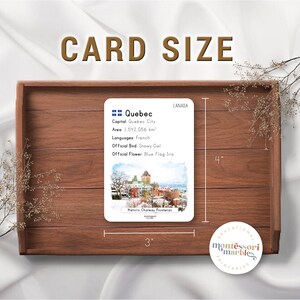 CANADA Fact Cards | Montessori Inspired Printable | Learn Name of ...