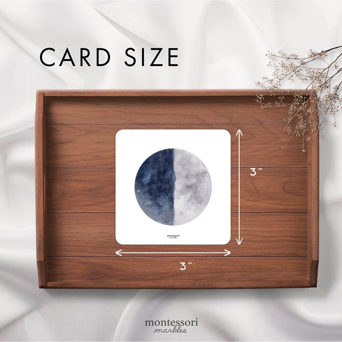 MOON PHASES Picture Matching Outer Space Theme Montessori - Etsy