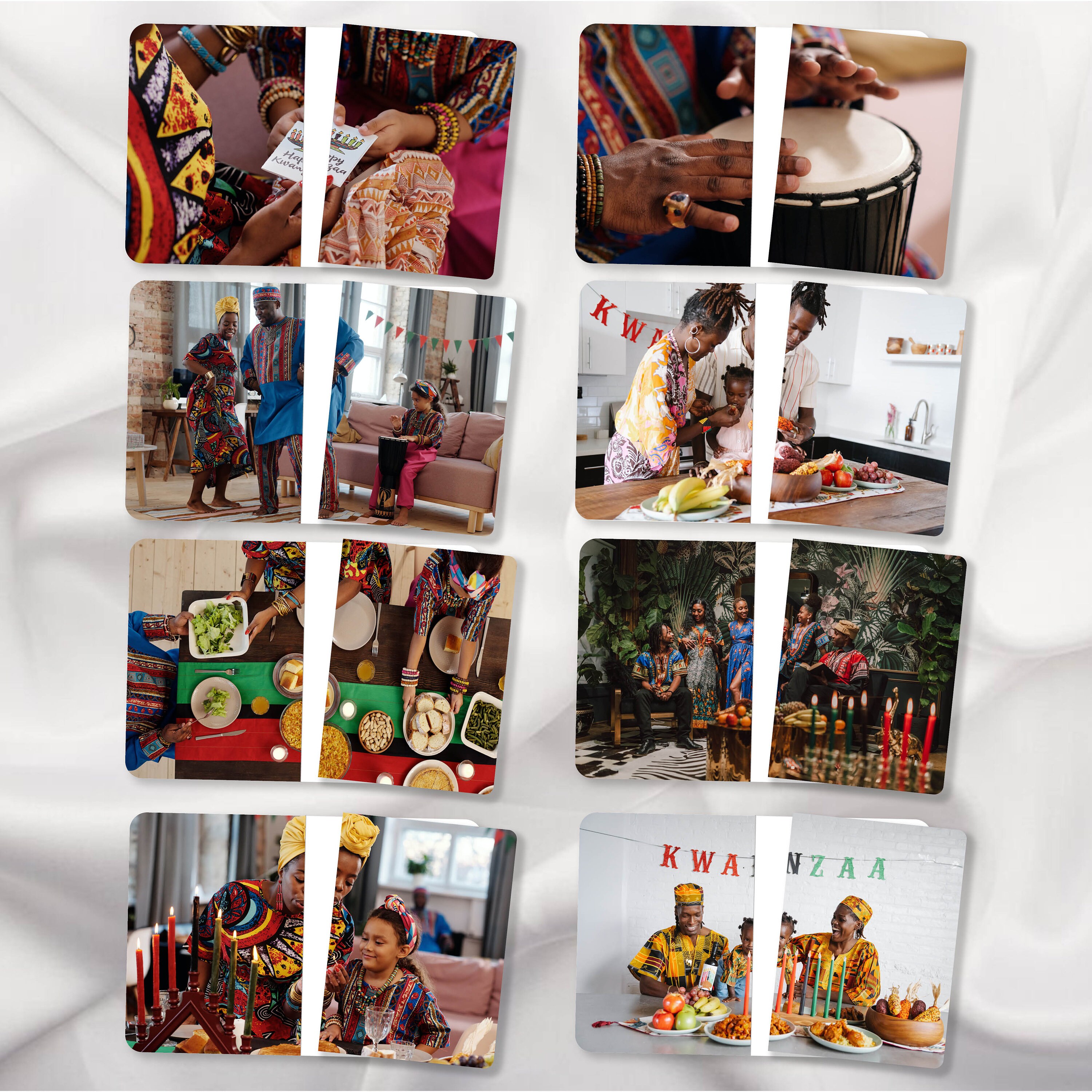 KWANZAA Montessori Picture Matching Activity, Toddlers Matching Game ...