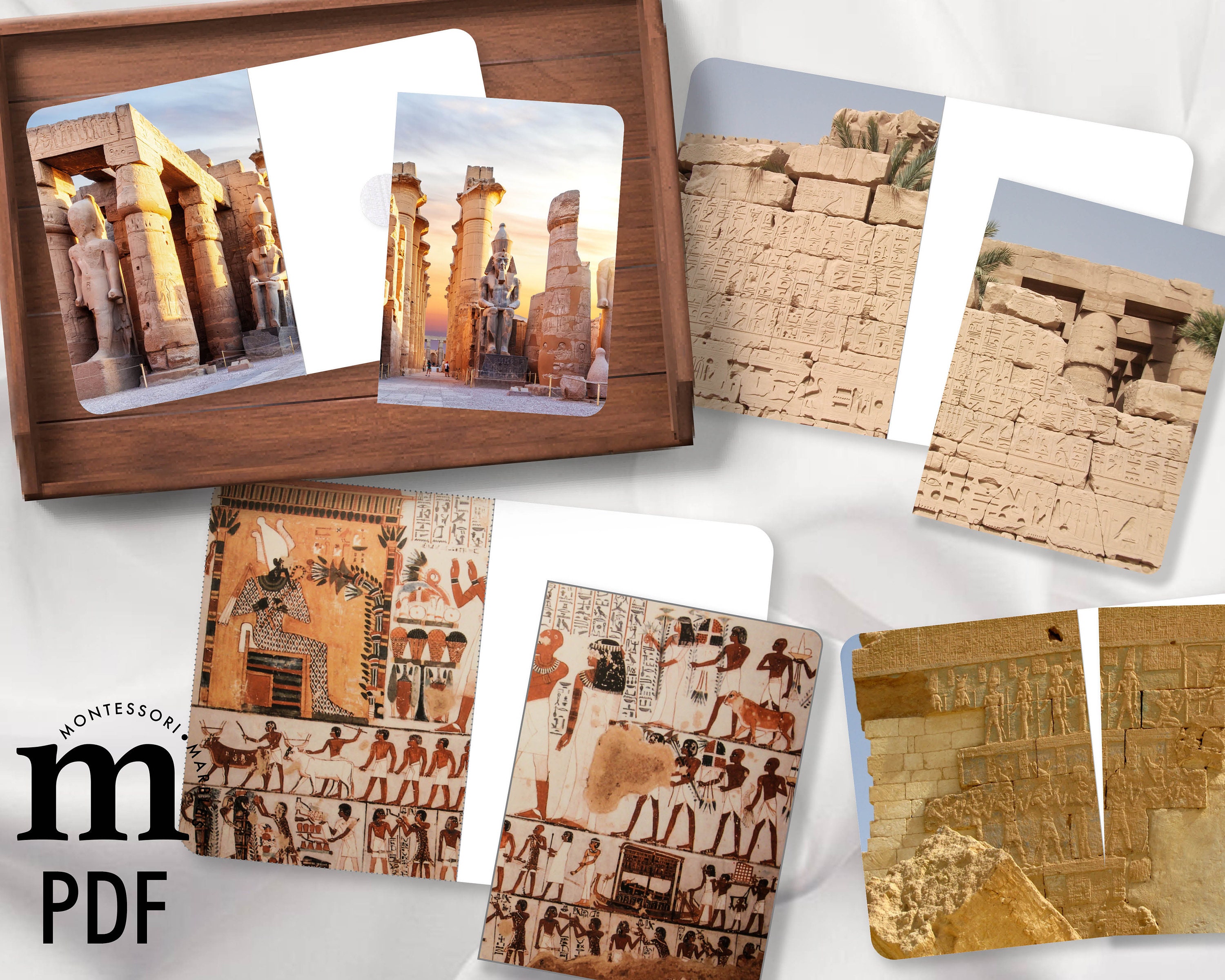 EGYPTIAN HIEROGLYPHS Complete the Pictures Activity Montessori Inspired ...