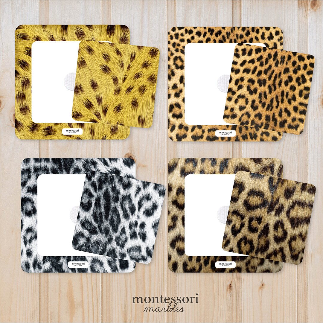 SAFARI & JUNGLE ANIMALS Pattern Matching Puzzle Activity - Etsy