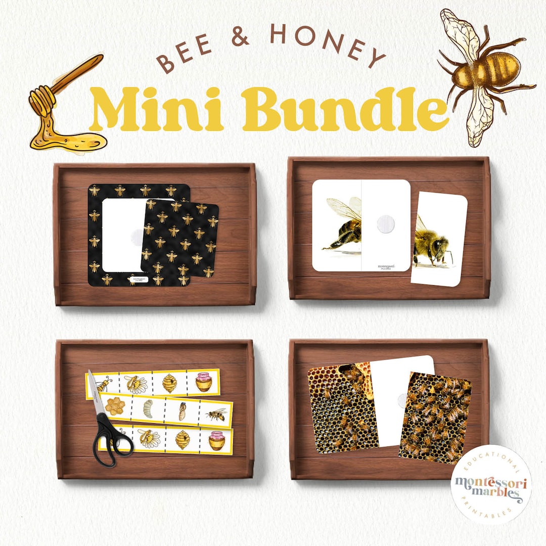 Bees & Honey Mini Bundle: Toddler Fine Motor Skills (PDF) - Etsy