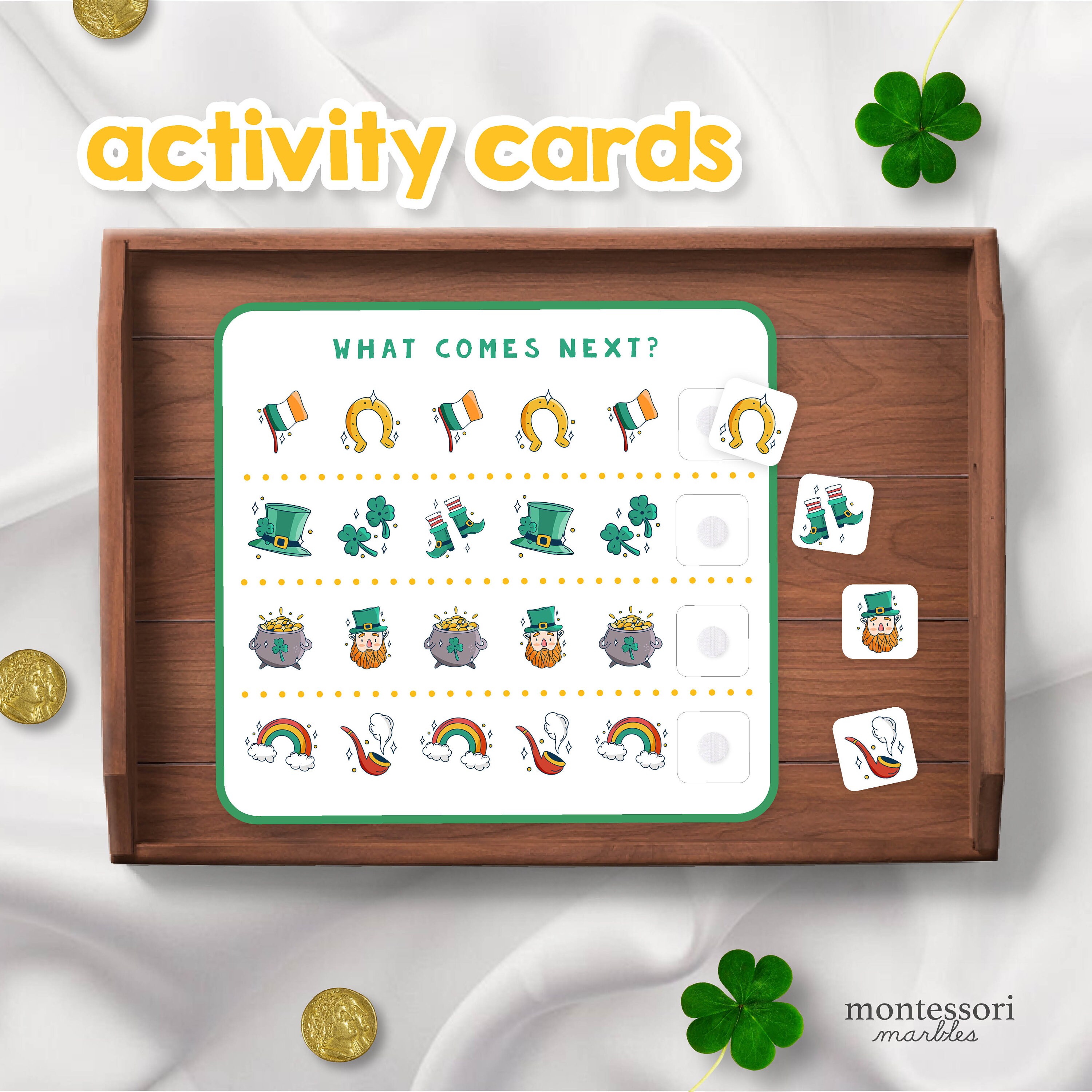 ST PATRICK'S DAY Complete the Patterns Pattern - Etsy