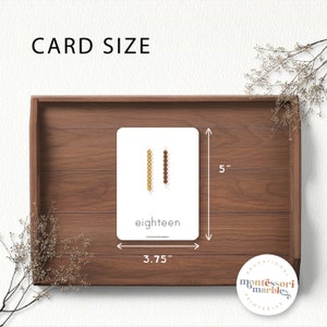 MONTESSORI GOLDEN BEADS Nomenclature Cards in Words | Kindergarten Math ...