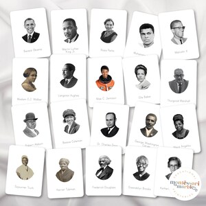 Famous African Americans Flash Cards | Black History | Educational ...