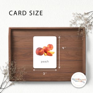 FRUITS Flash Cards | Montessori Inspired Resources With Real Pictures ...