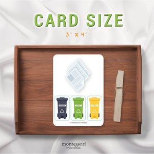 EARTH DAY Recycling Bins and Waste Management Matching - Etsy