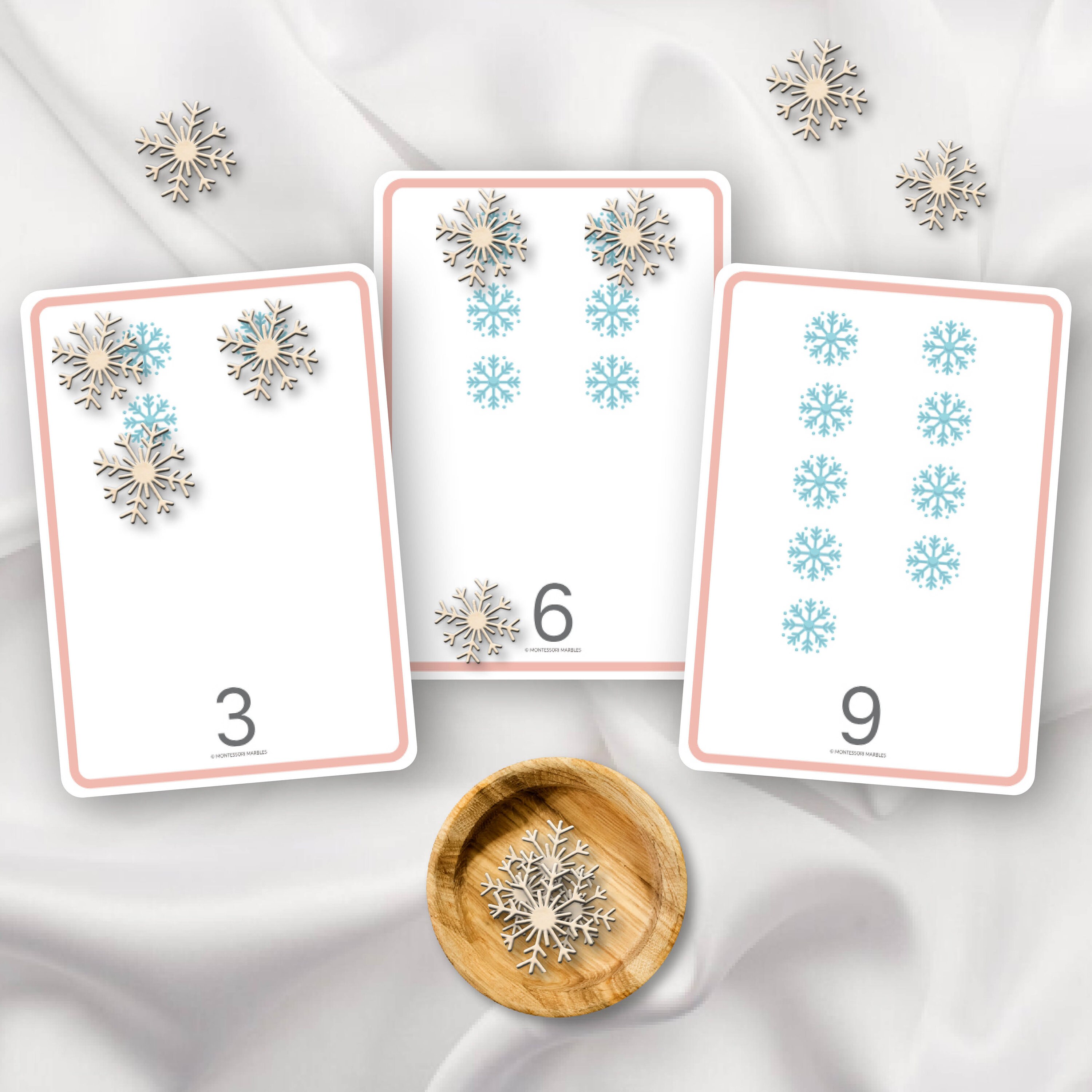 Winter Counter Cards 1-10 PDF | Number Recognition Ages 3-5 | Math ...