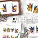 MARDI GRAS Symmetry Matching Puzzle Montessori Inspired - Etsy