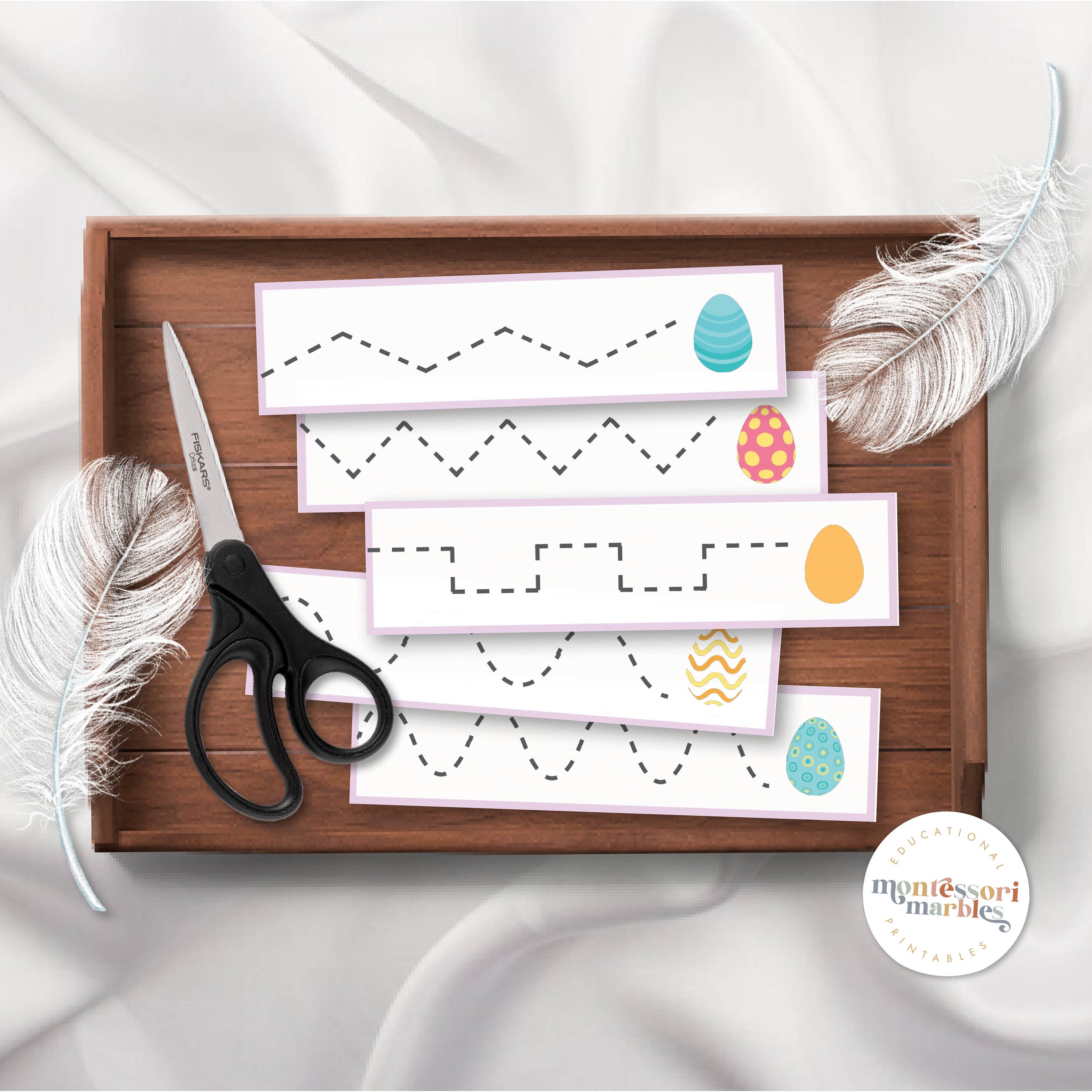 Easter Egg Cutting Strips | Fine Motor Skills Printable | Scissor ...