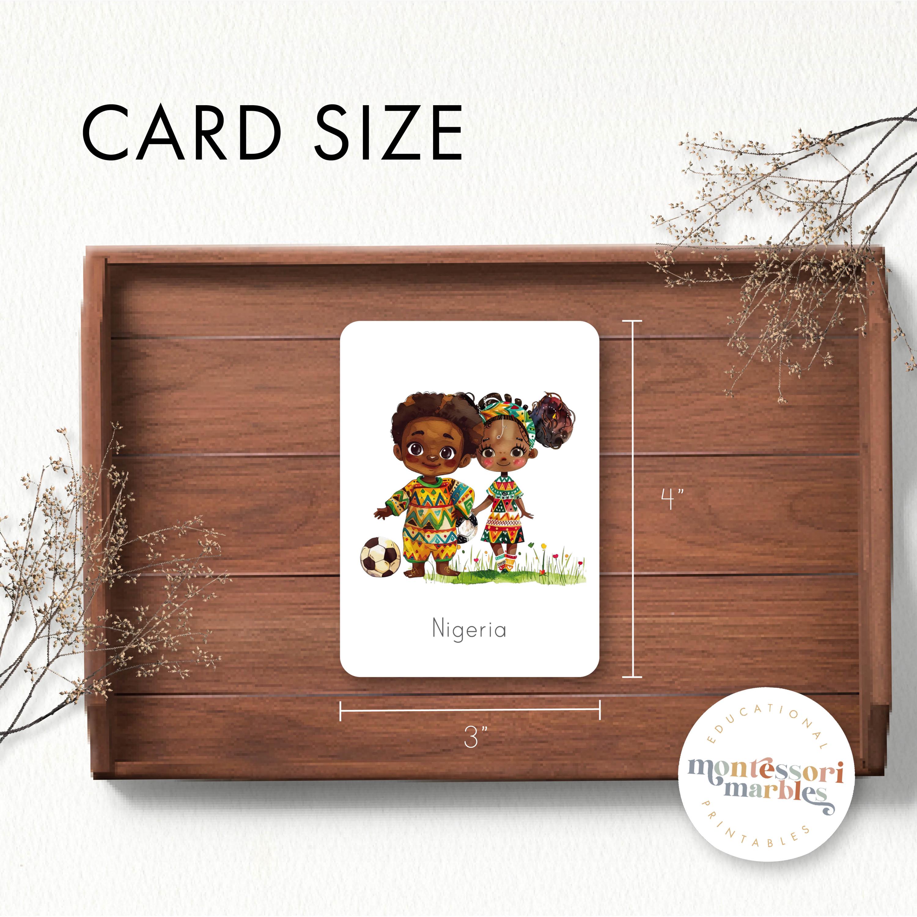 Children Around the World Flash Cards | Montessori Cultural Diversity ...