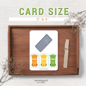 EARTH DAY Recycling Bins and Waste Management Matching | Etsy