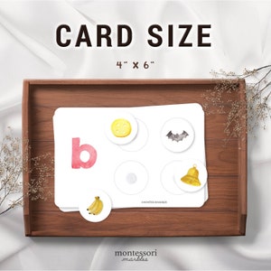 BEGINNING SOUNDS Sorting Cards, Montessori Activity Cards, Learning ...