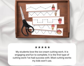 Animal Scissor Cutting Printable Preschool Worksheet - Etsy