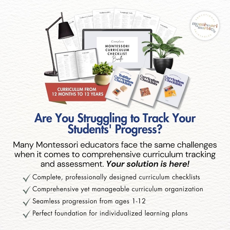 Complete Montessori Curriculum Bundle Ages 1-12 | Full Homeschool ...