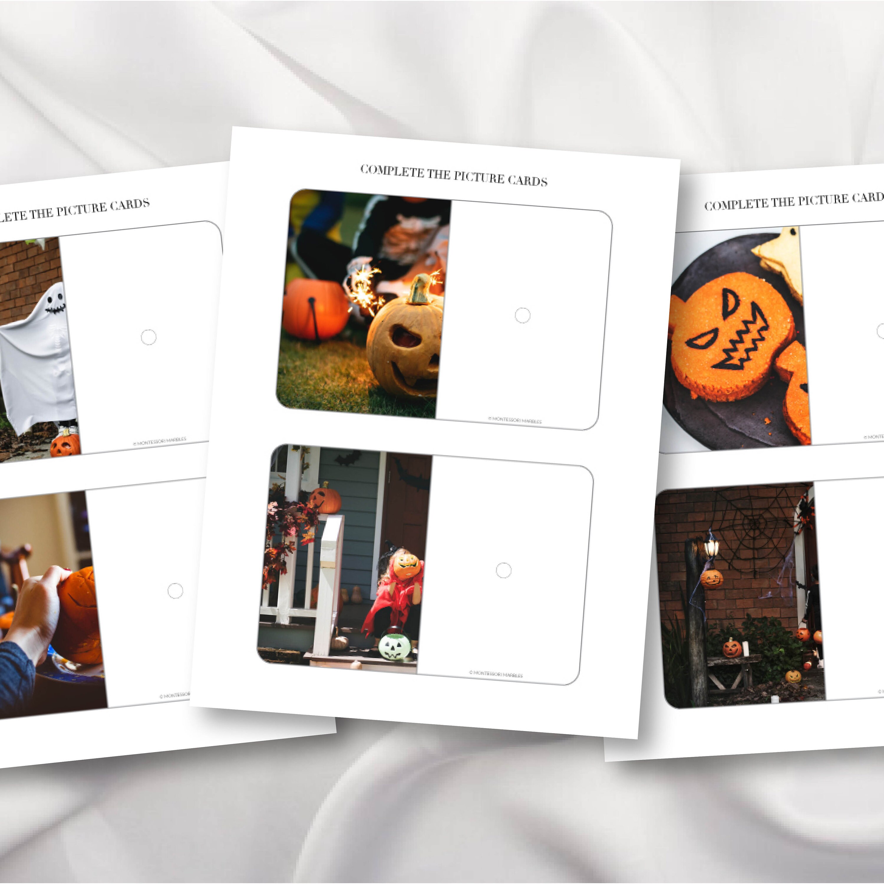 HALLOWEEN Montessori Picture Matching Activity Toddlers - Etsy