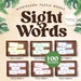 SIGHT WORDS Cards | Montessori Puzzle Words for Learning Sight Words ...
