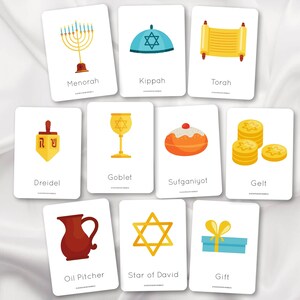 HANUKKAH Montessori Nomenclature Cards | Cultural Studies | Social ...