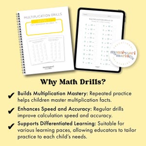 LEVEL 1 Multiplication Drills | Single Digit Multiplication | First ...